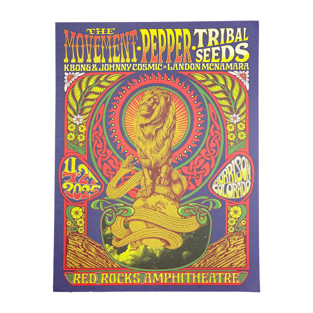 Pepper Red Rocks 2025 Poster | ACCESSORIES | Pepper US